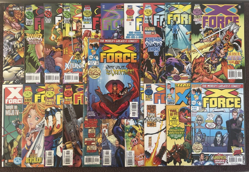 X-FORCE #50-69 & Flashback -1 (Marvel, 1991 Series) 21 Consecutive VF+ ...