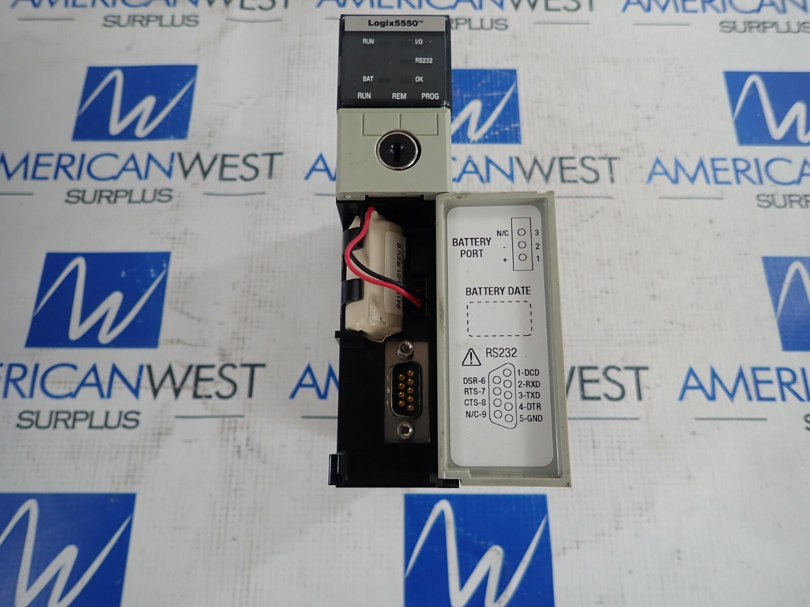 ALLEN BRADLEY 1756-L1/A LOGIC 5550 PROCESSOR UNIT 1756-M2/A 1M BYTE ...