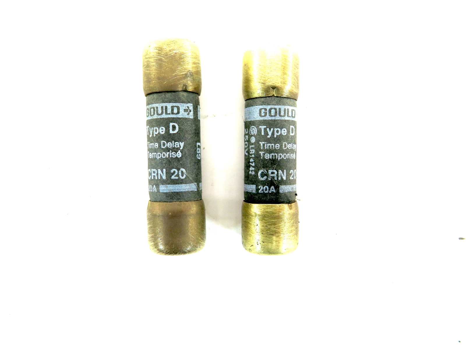 Gould CRN 20 Type D Time Dela Fuse 20A 250V or Less Lot of 2 | eBay