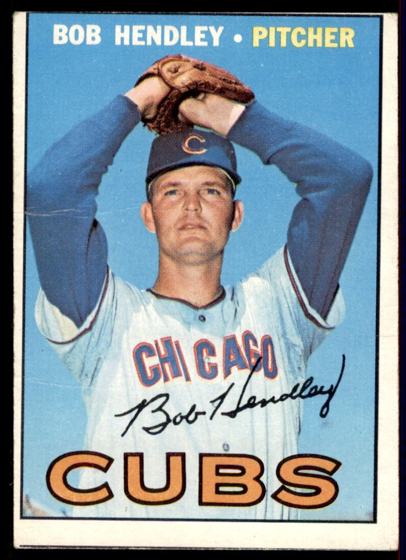 1967 Topps Bob Hendley Chicago Cubs #256 | eBay