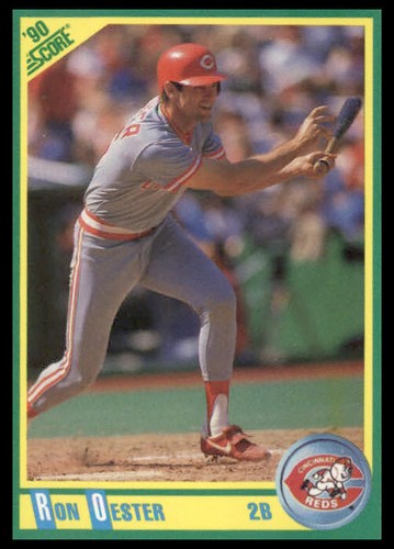 1990 Score #59 Ron Oester Cincinnati Reds Baseball Card | eBay