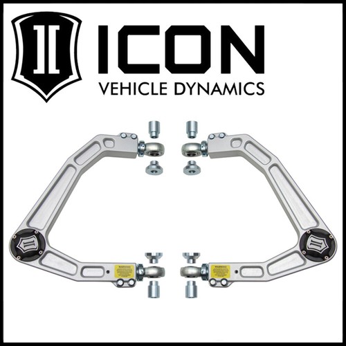 ICON Billet Upper Control Arms Delta Joint Kit fits 19-24 Silverado ...