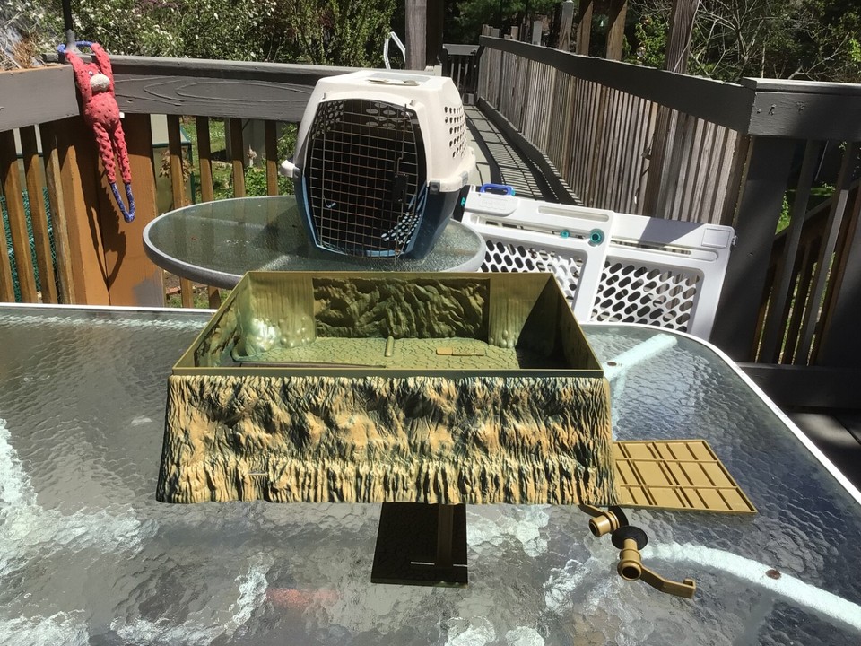 Reptology Turtle Topper – Above Tank Basking Platform NATURAL BEIGE ...