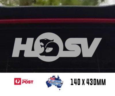 2x Holden HSV Windscreen Windshield Banner Decal Sticker 430mm SILVER ...
