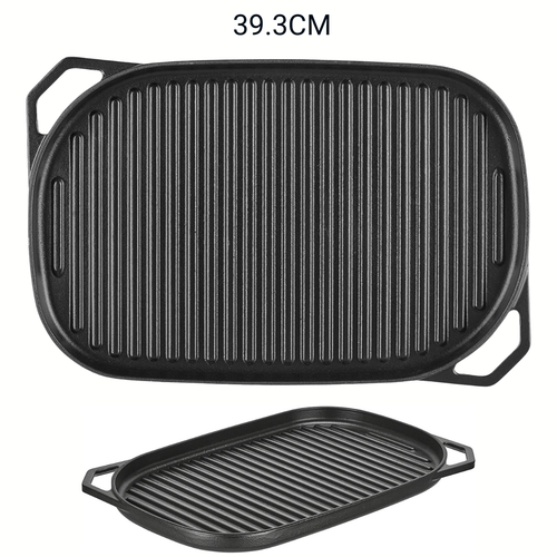 NEW Fissler Griddle Plate Grill Pan Cast Iron Indoor BBQ Hob Oven ...