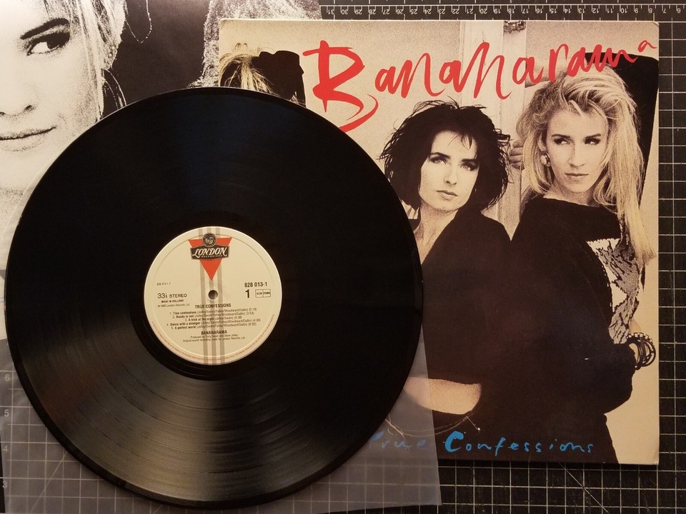BANANARAMA True Confessions LP 1986 HOLLAND PRESS w/ INNER Vinyl IMPORT ...