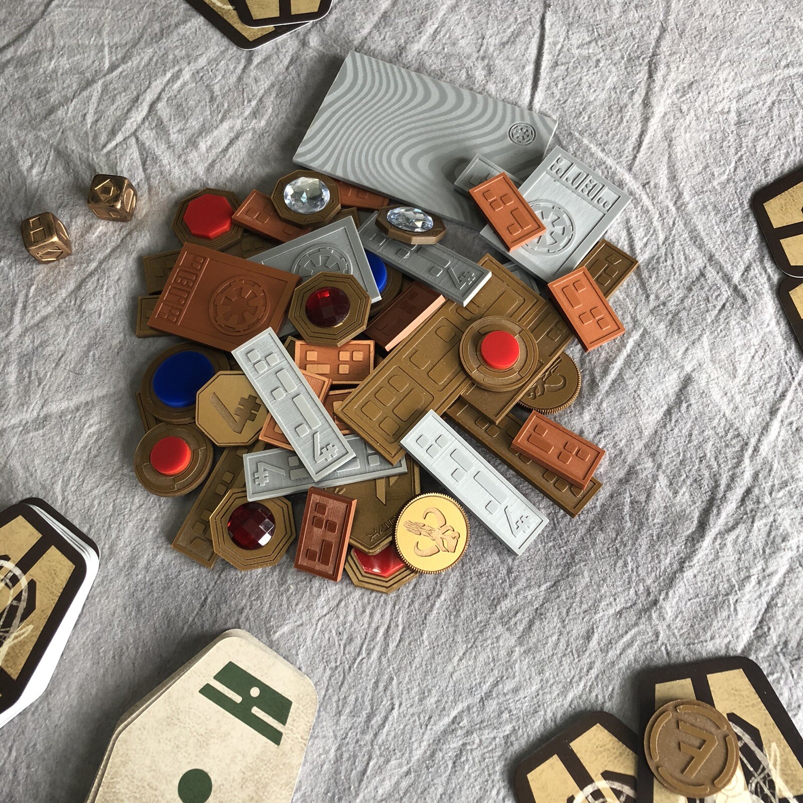 Imperial Republic Credits Tokens Coins Sabacc Chips Star Wars Galaxy’s ...