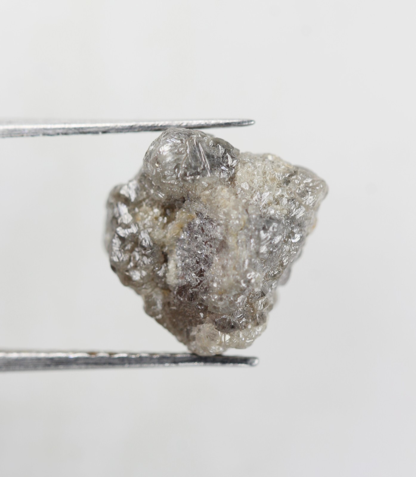 4.17 CT Natural Loose Rough Uncut Diamond Grey Color Raw Irregular ...