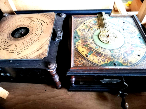 ORGAN disc HEROPHON organette cardboard square disc for music box ...