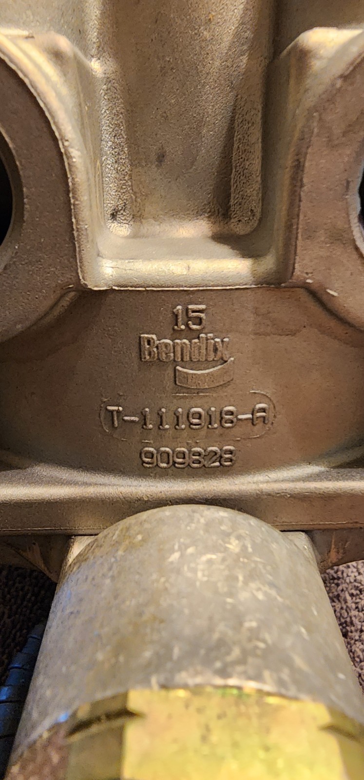 NOS Bendix T-111918-a 909828 R14 Trailer Air Brake Relay Valve for sale ...