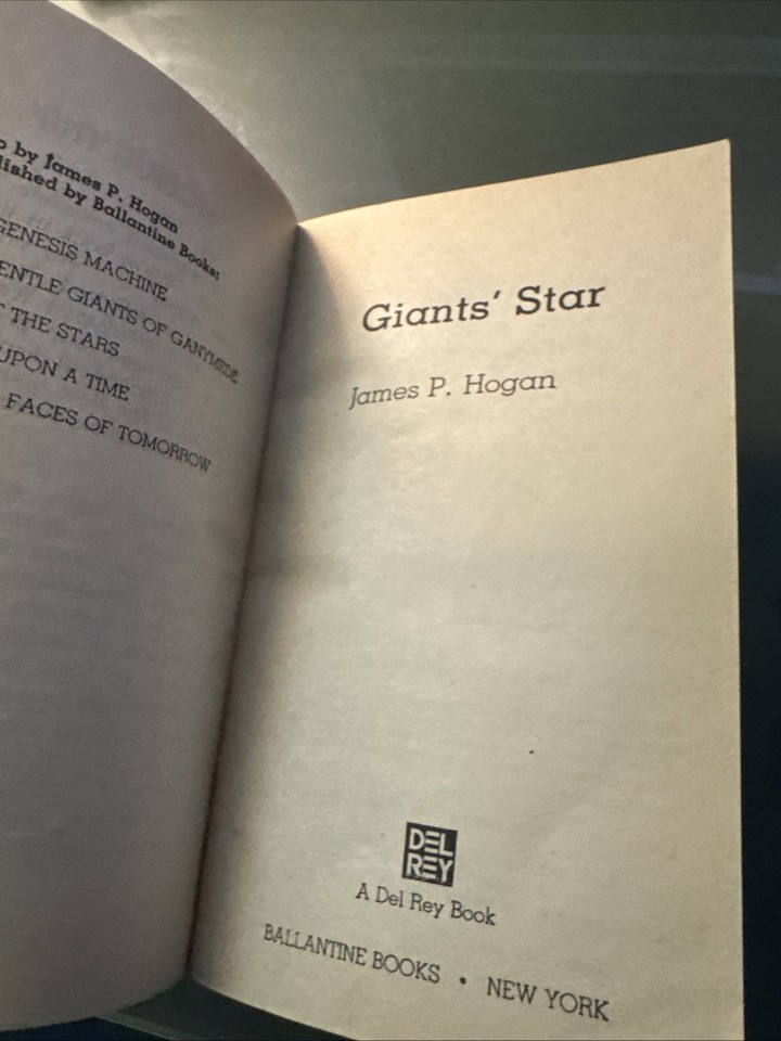 James P Hogan ~ Genesis Machine, Giants Star & Gentle Giants Of ...