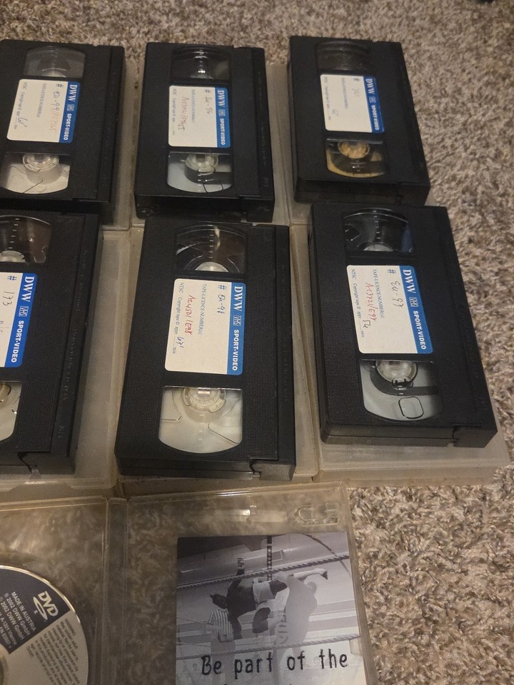 8 DWW Preowned VHS Womens Wrestling Catfight Females Fighting USED 1 ...