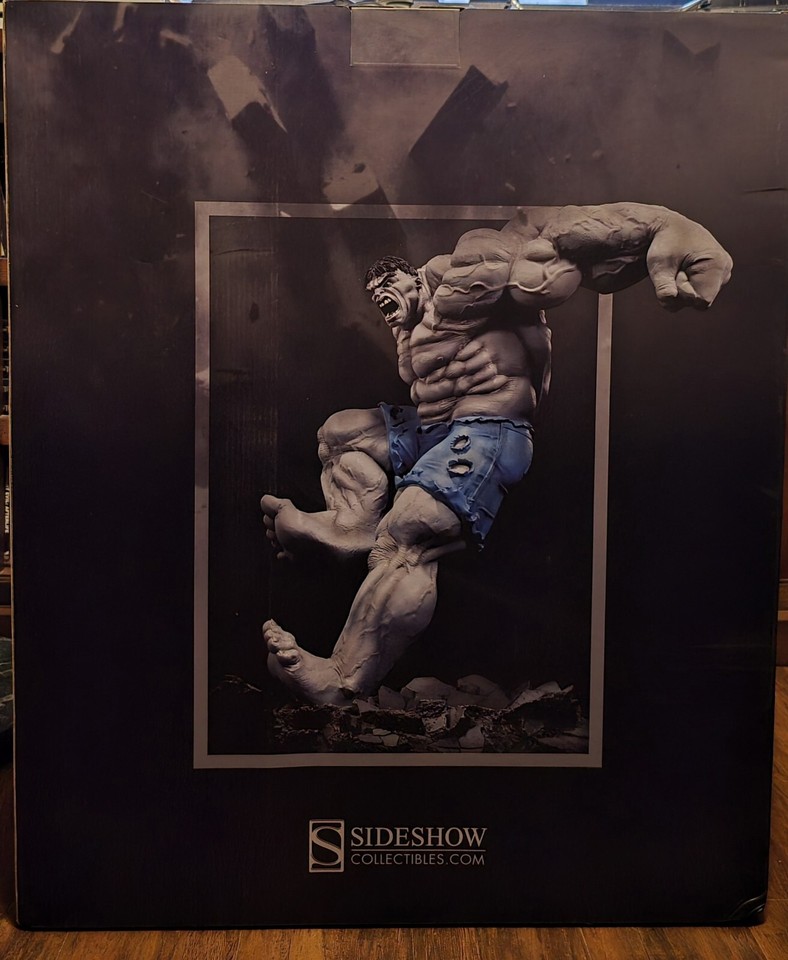 SIDESHOW GREY HULK COMIQUETTE #179/500 - BRAND NEW NEVER DISPLAYED ...
