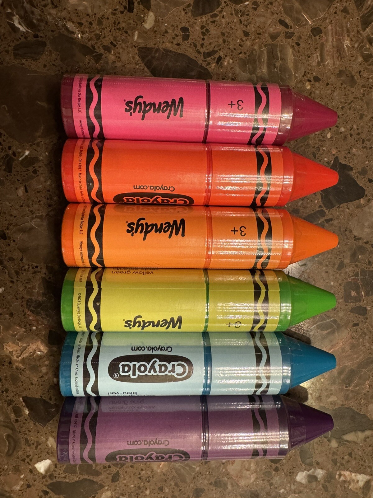 Wendy's Kids Meal Crayola Crayon Color Adventure Whole Set Toys ...