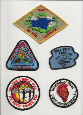 TRAIL PATCH x 5 / Lot # 9 - Boy Scout BSA A121/12*12 | eBay