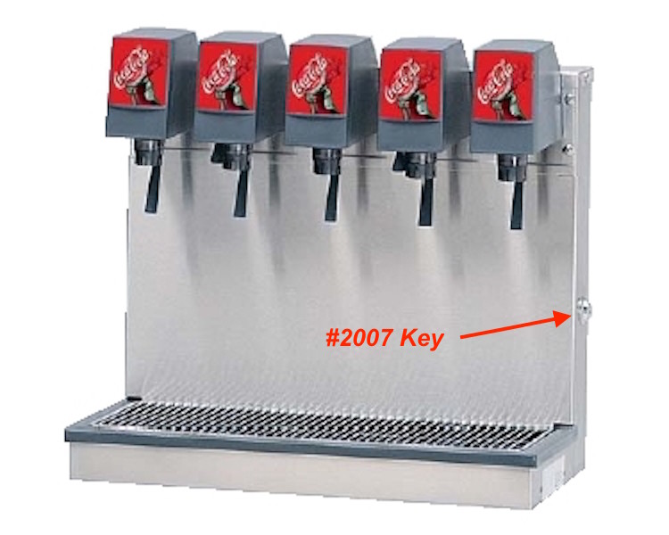 Coca Cola Post Mix Key Switch Key #2007 | eBay