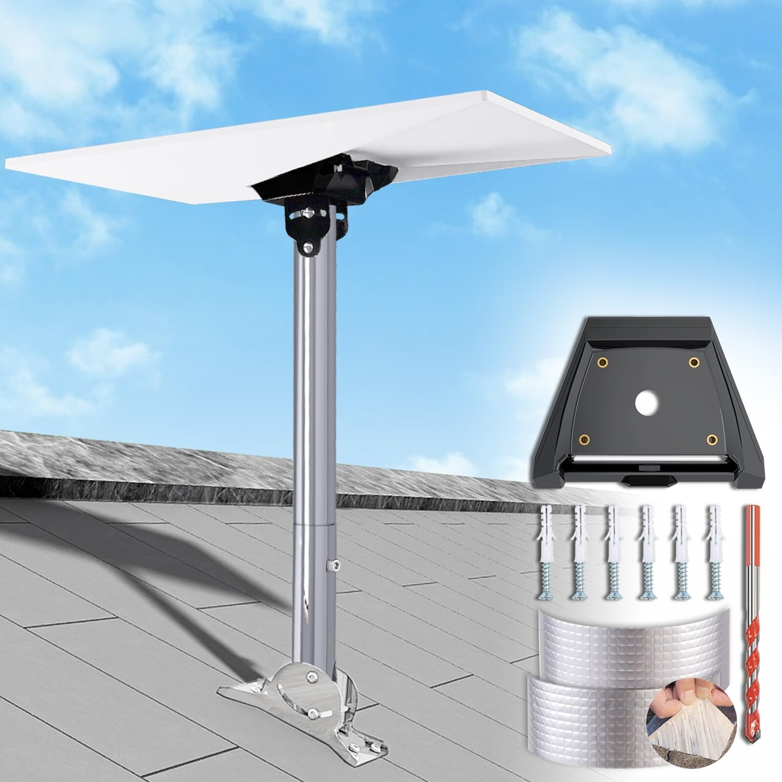 Adjustable Starlink Gen 3 Roof Mount,Stainless Steel Heavy Duty Pivot ...