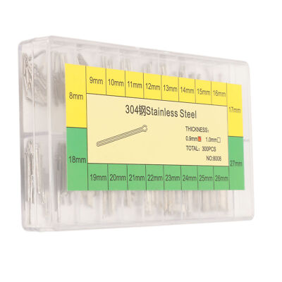 300 PCS Stainless Steel Watch Pins Replacement Kit For Metal Strap ...
