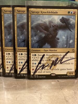1x Savage Knuckleblade: V0821: Signed/Autographed: Chris Rahn | eBay