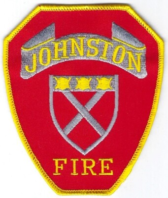 RHODE ISLAND - Johnston Fire Dept. - [ Shoulder Patch ] | eBay