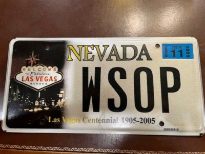 Las Vegas WSOP - Real Nevada License Plate - World Series of Poker | eBay