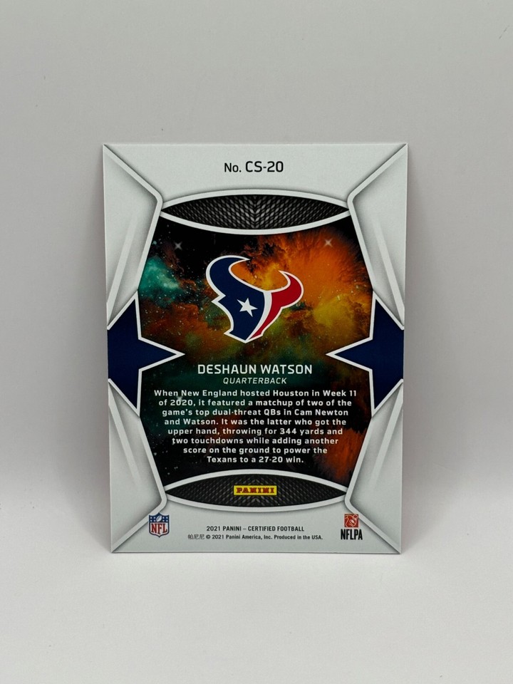 Deshaun Watson 2021 Certified Orange Certified Stars #CS-20 (#'d/149 ...