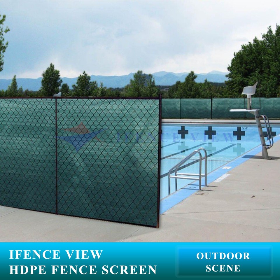 Ifenceview 2'x3'-2'x100' FT Green Fence Privacy Screen Mesh Net Garden ...