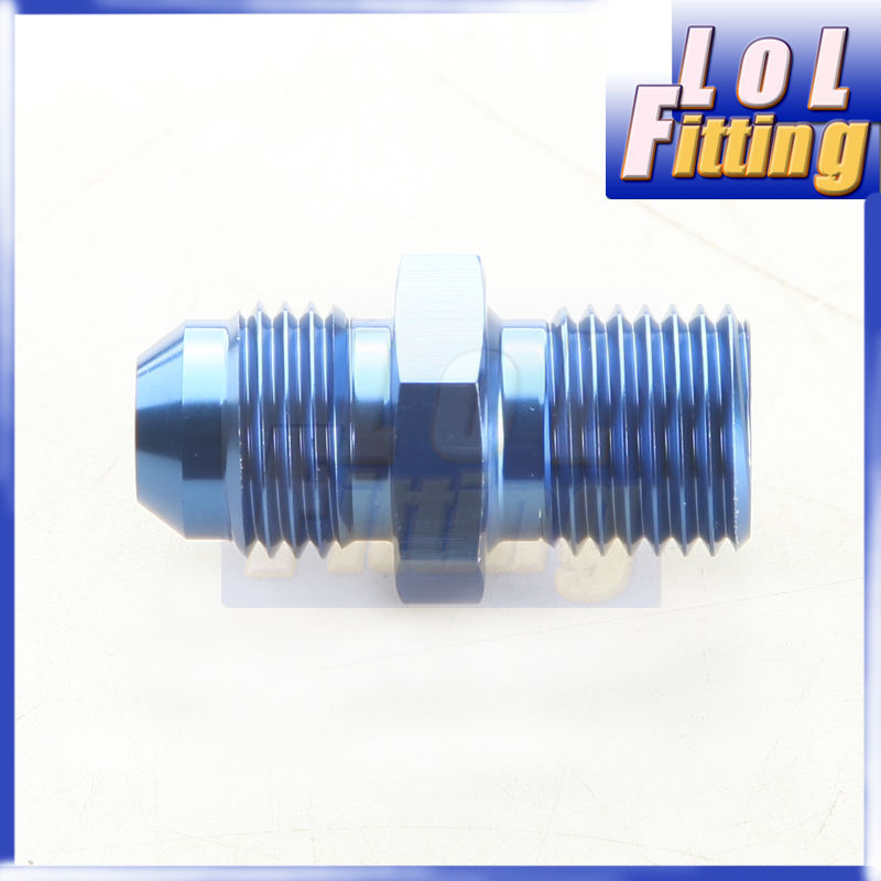 6AN AN6 AN-6 Flare To M14 x 1.25 (mm) Metric Straight Fittings Aluminum ...