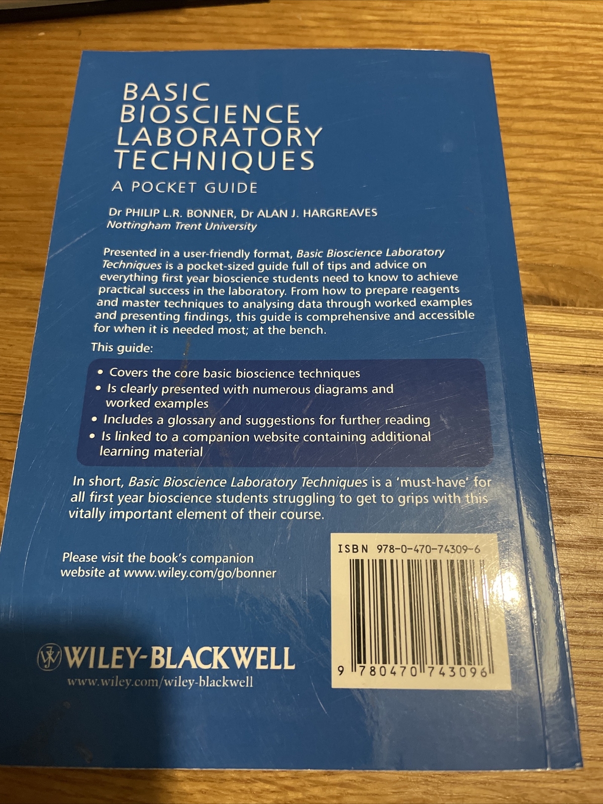 Basic Bioscience Laboratory Techniques: A Pocket Guide by Alan J. Hargreaves, Philip L.R. Bonner ...