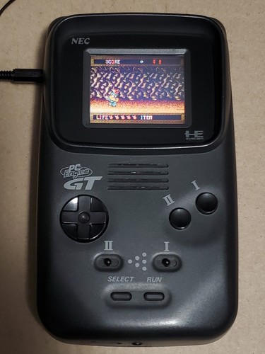 NEC PC Engine GT Handheld Console – Recapped + Turbo EverDrive – Rare ...