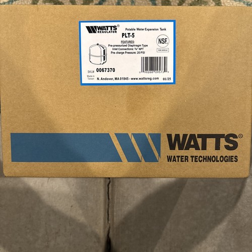 Watts Regulator - Potable Water Expansion Tank - PLT-5 | eBay