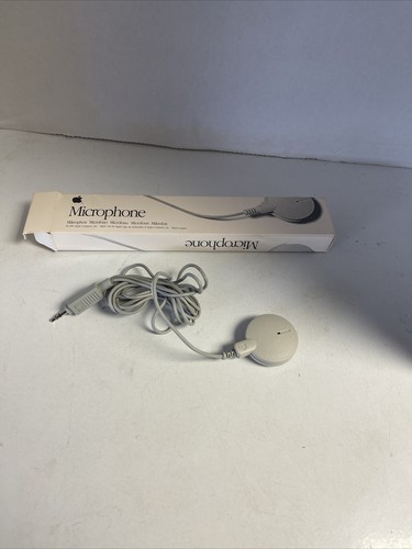 Vintage 1991 Apple Macintosh Microphone 699-5103-A | eBay