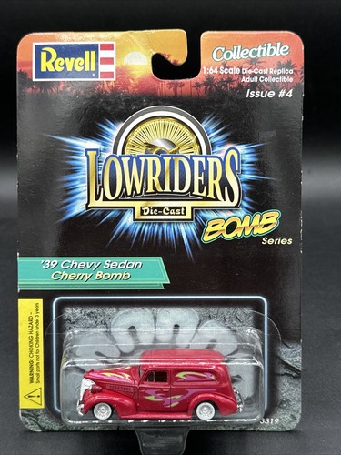 1999 Revell LOWRIDERS RED 39 CHEVY SEDAN CHERRY BOMB 86-3319 Free ...