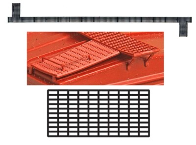 Kadee HO scale ~ 50' Apex Running Boards Boxcar Roof Walk ~ #2010-2013 ...