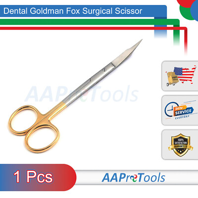 Dental Surgical Scissor Goldman Fox Cvd Hande 13cm T/C by A pro ...