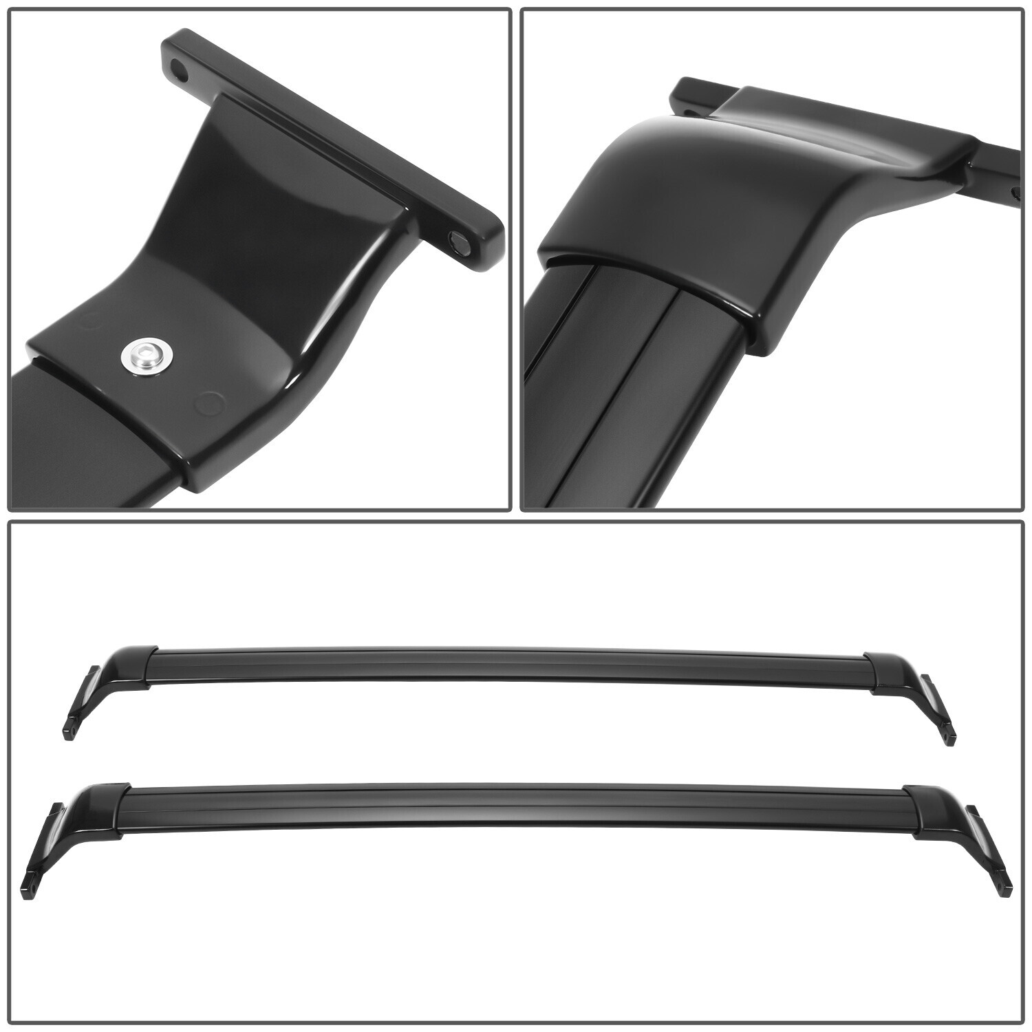 For 21-24 Chevy Trailblazer Pair Aluminum Roof Rack Rail Cross Bar ...