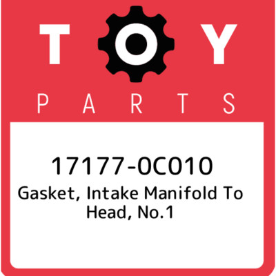 17177-0C010 Toyota Gasket, intake manifold to head, no.1 171770C010 ...