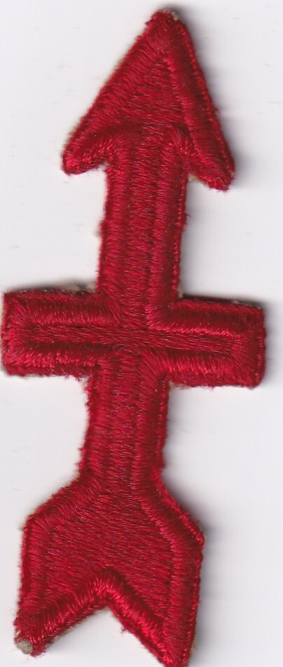 32nd Infantry Division patch "Red Arrows" US Army real WWII make | eBay