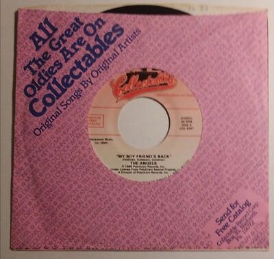 ANGELS / DICKEY LEE 45 MY BOYFRIEND'S BACK / PATCHES COLLECTABLES 4247 ...