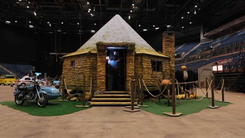 Life Sized Hagrid’s Hut Prop Display Scene Harry Potter Free Delivery ...