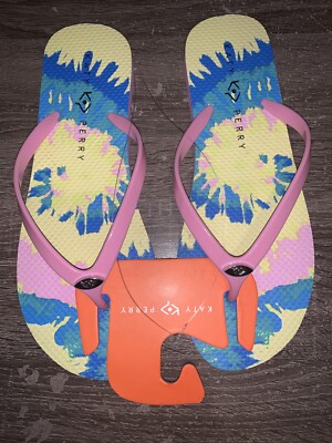 Katy Perry Women’s Multi-Colored Flip Flops Sz 9/10 | eBay