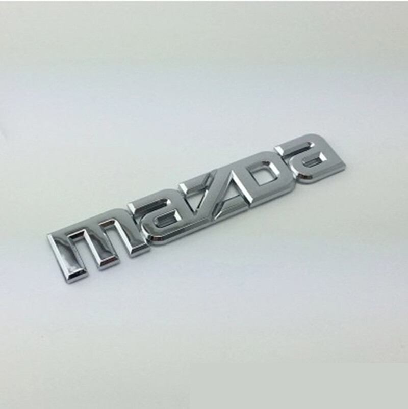 Chrome Silver Car Rear Trunk Lid Emblem Logo Badge for MAZDA 3 6 MIATA ...