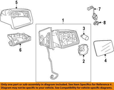 MERCEDES OEM 15-20 B Electric Drive Outside Mirrors-Lower Cover ...