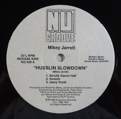 MIKEY JARRETT Husslin Slowdown Chartbuster VG++ / EX Vinyl 12” Record ...