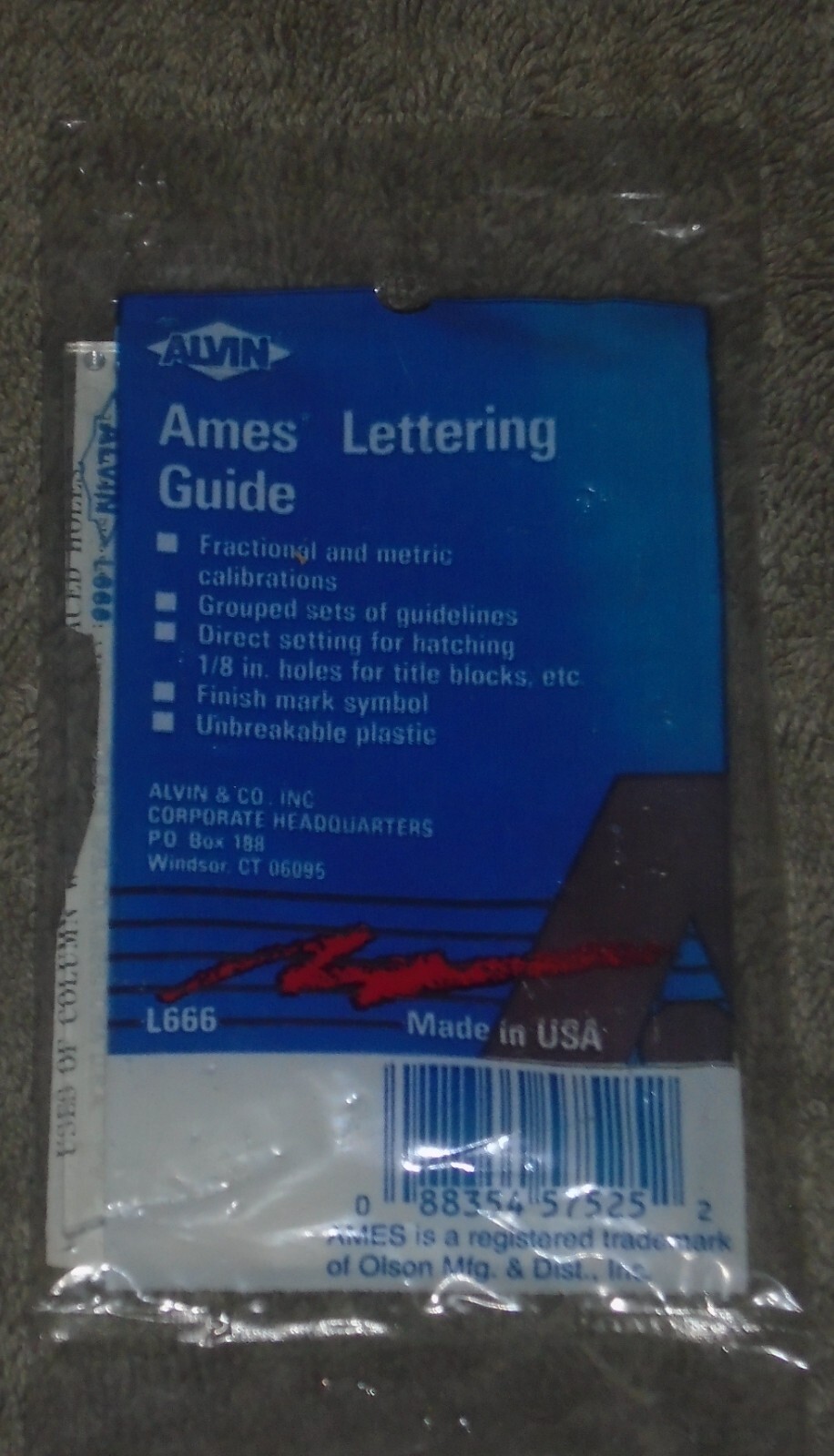 Ames Alvin Lettering Guide & Rule Template L666 for sale online | eBay