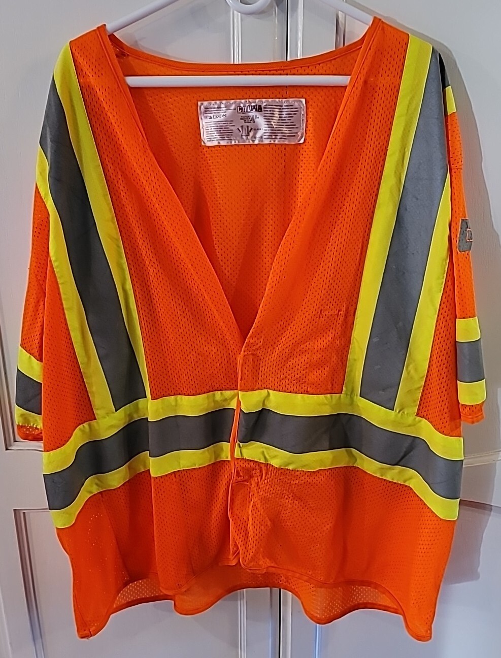Caltrans Orange Safety Vest/Shirt Transportation Mesh… - Gem