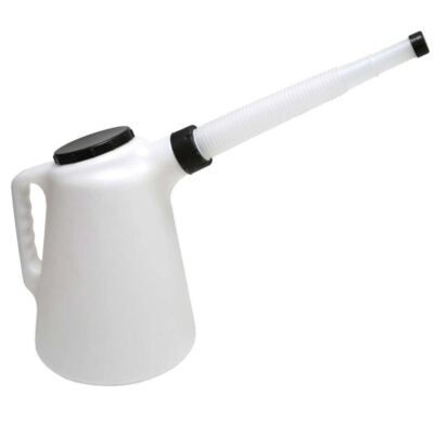 Fuel Measuring Jug 5 Litre + Cap and Flexi Spout - SUITABLE FOR PETROL ...