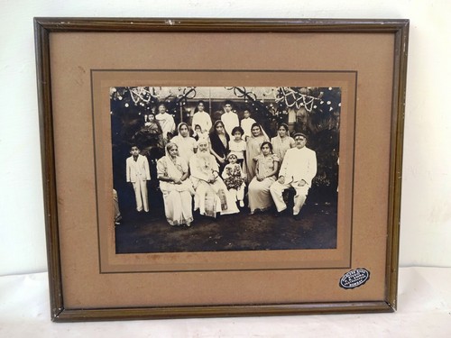 Vintage Photograph Of Parsi Parsee Group Photo Of Navjote Ceremony ...