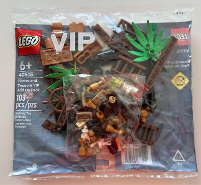 LEGO PIRATES & TREASURE VIP ADD ON PACK #40515 POLYBAG FACTORY SEALED ...