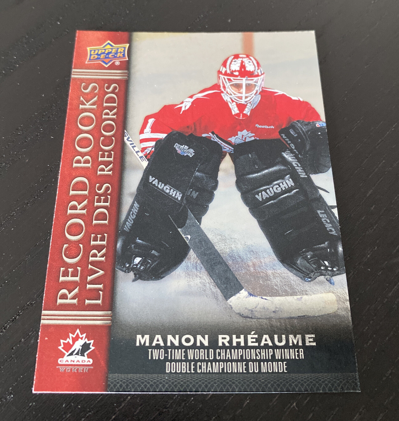 2023 Upper Deck Tim Hortons Record Books Manon Rheaume Canada! RB-14 | eBay